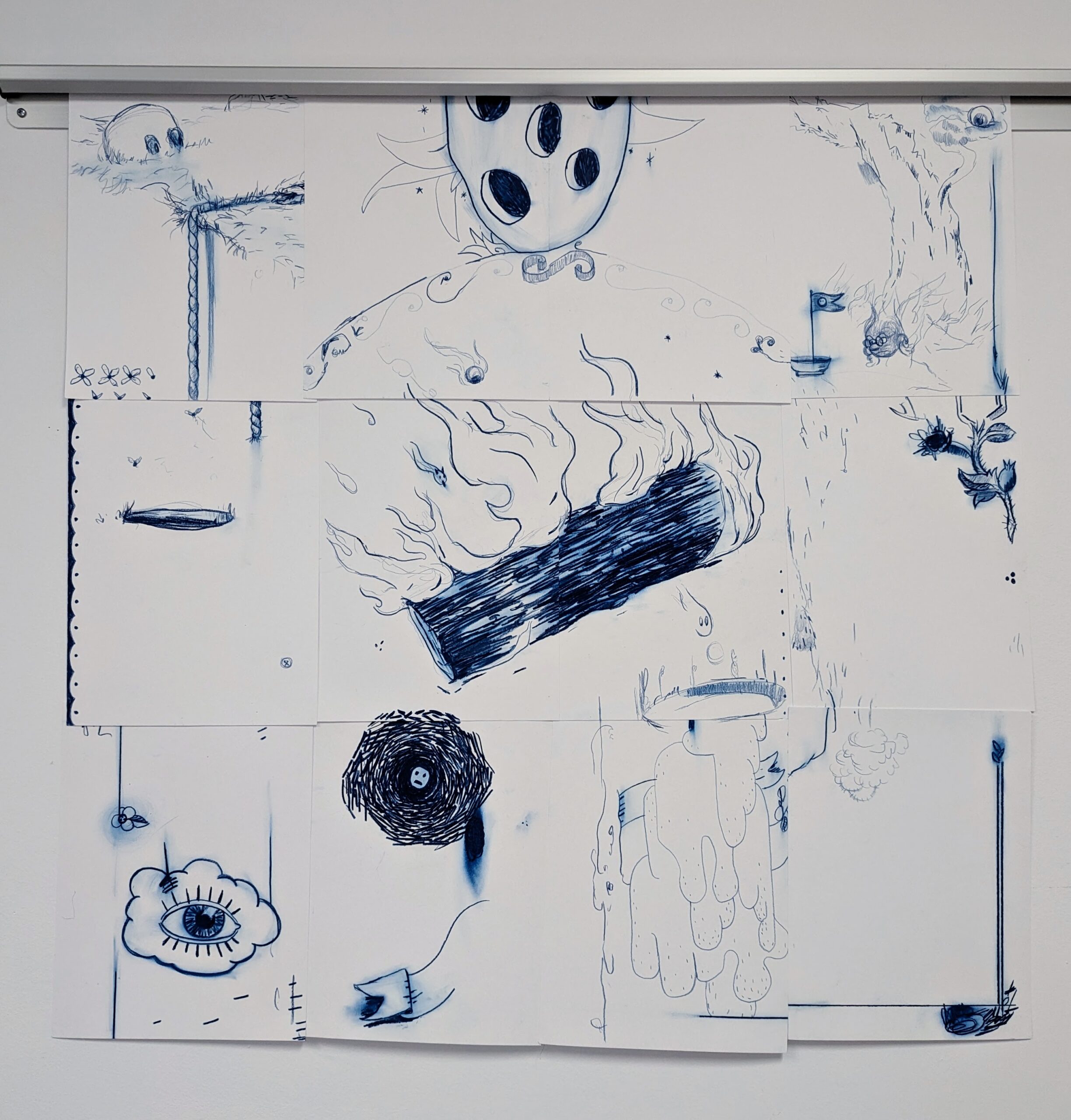 Twelve Panel Drawing – naylandblake.net